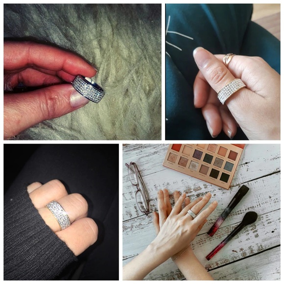 Olivia's Store | Jewelry | Nwt 5 Row Crystal Bands Multi Colors ...